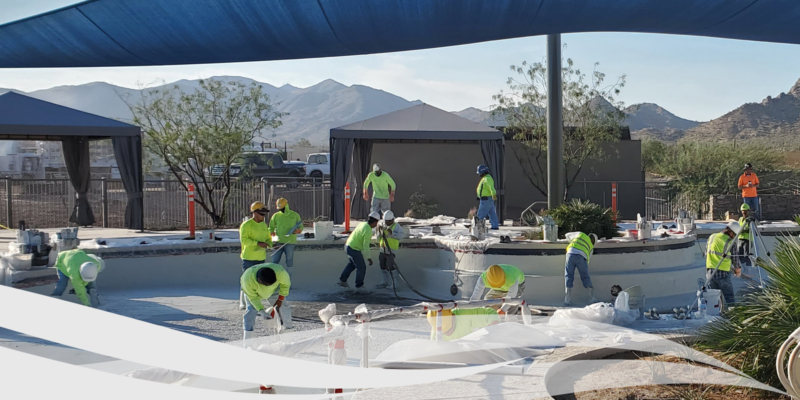 Cement for Commercial Interior Swimming Pools